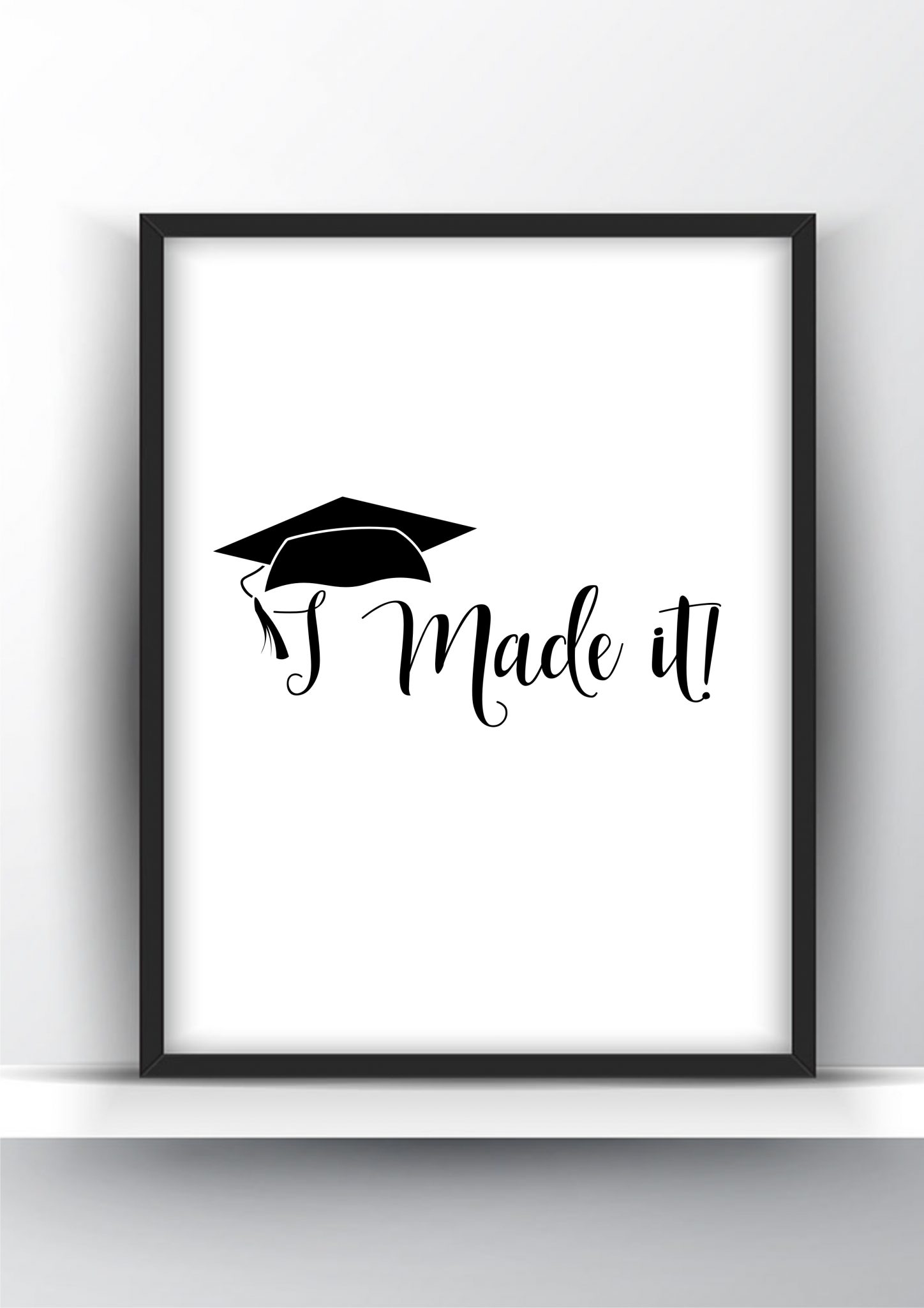 I Made It - Printable Wall Art - Shark Printables