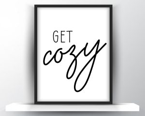 Get Cozy Printable Wall Art - Shark Printables