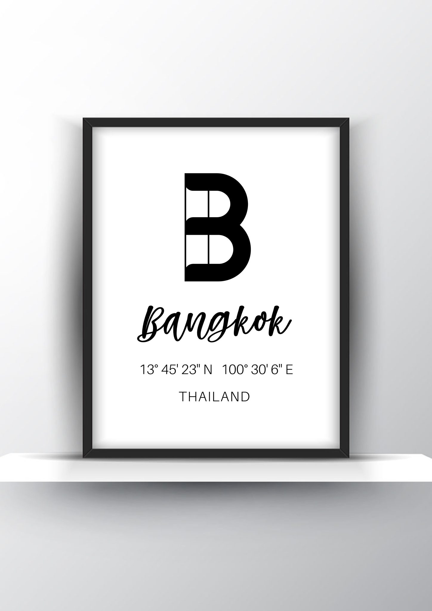 Bangkok City Thailand Print Printable Wall Art - Shark Printables