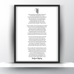 If Poem by Rudyard Kipling Printable Wall Art - Shark Printables