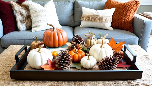 Fall Tray Decor Ideas For Living Room - Shark Printables