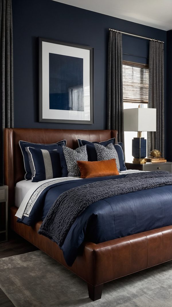 Stylish Male Bedroom Ideas for Modern Men - Shark Printables