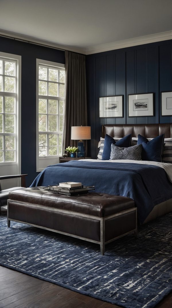 Stylish Male Bedroom Ideas for Modern Men - Shark Printables